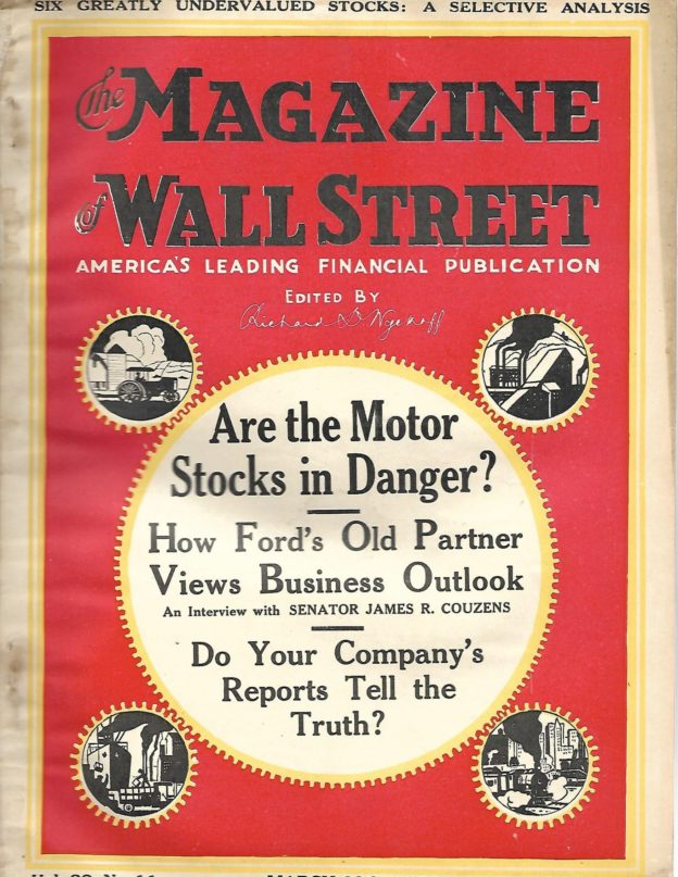 the magazine of Wallstreet | Wyckoff Stock Market Institute