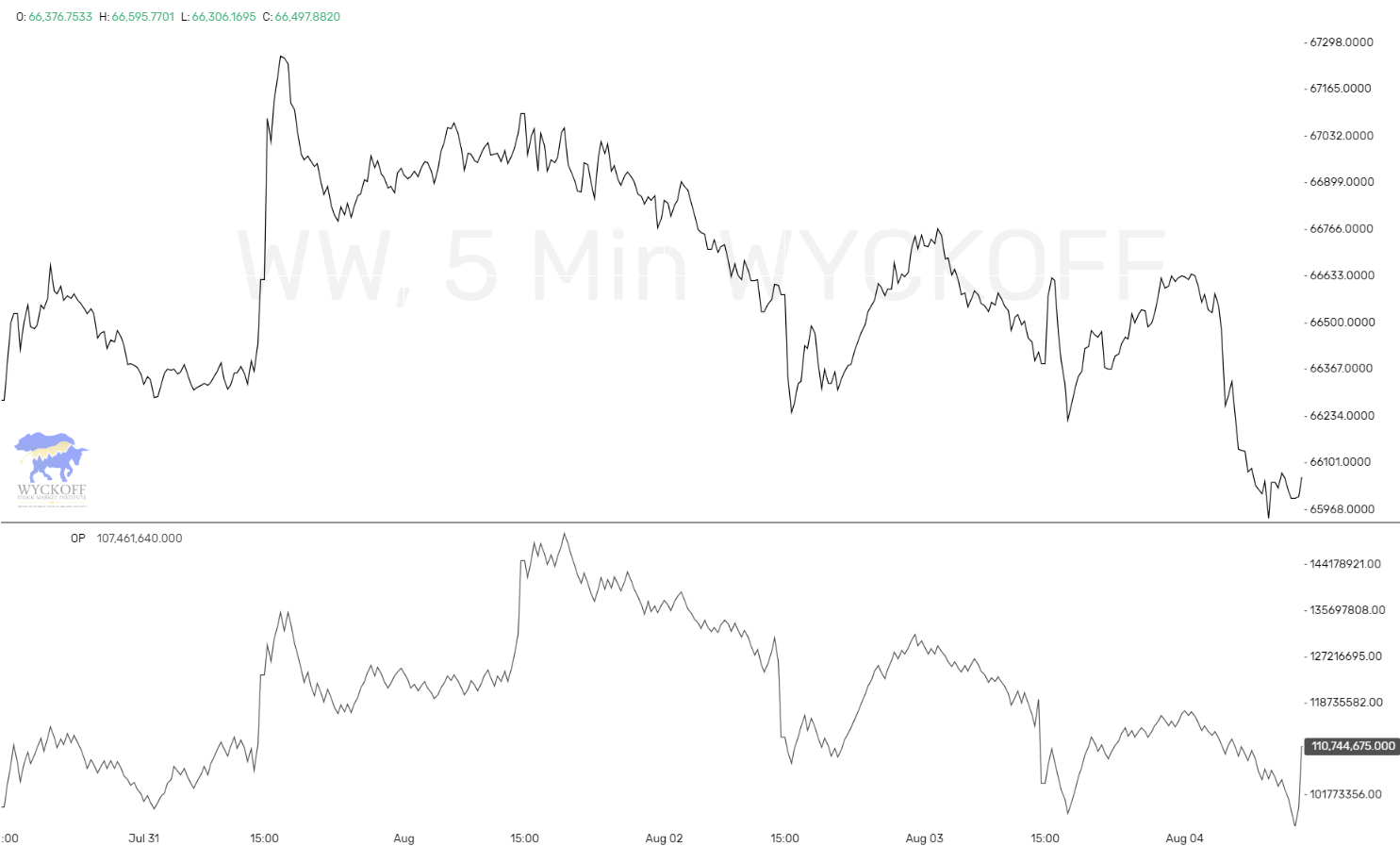 The Wyckoff Wave In The Midst Of A Correction. | Wyckoff Stock Market ...